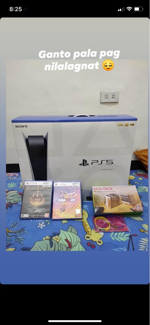 PS5 Disk Edition with 1 Controller, Video Gaming, Video Game Consoles ...