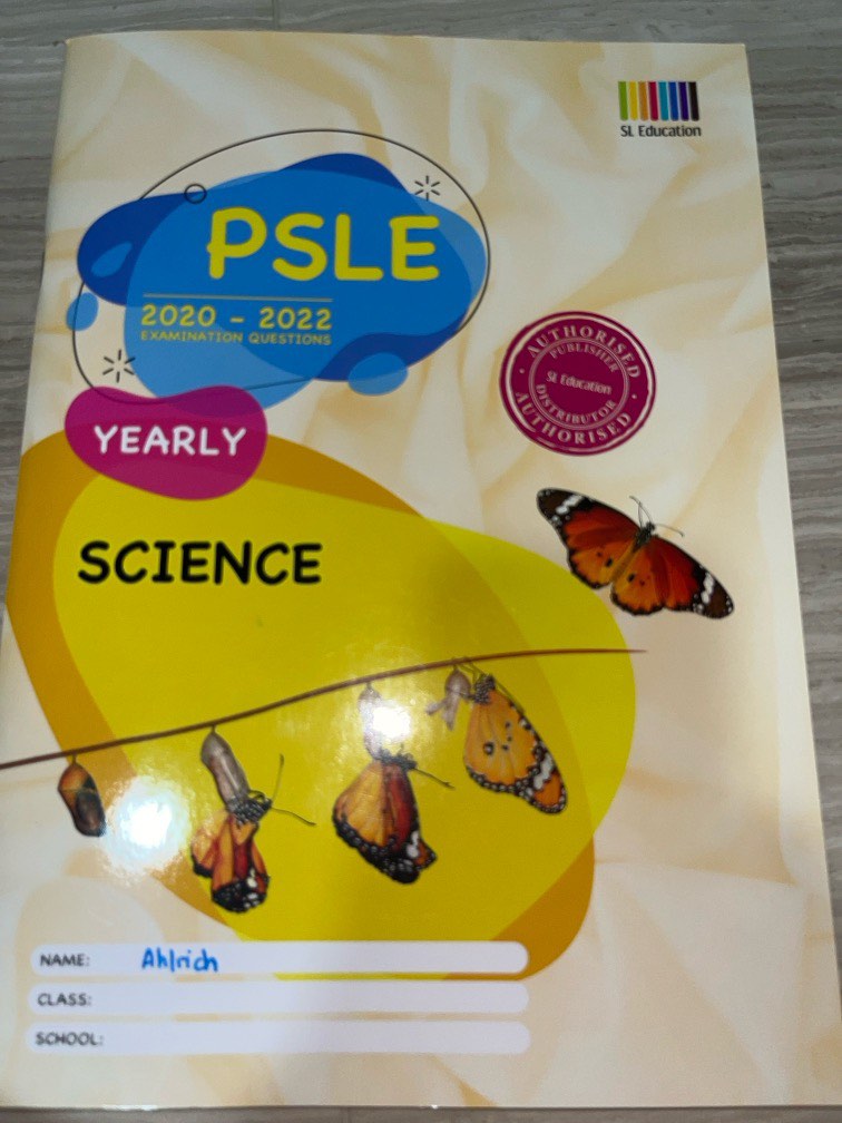 PSLE 2020-2022 Examinations Question Primary 6 Science, Hobbies & Toys ...