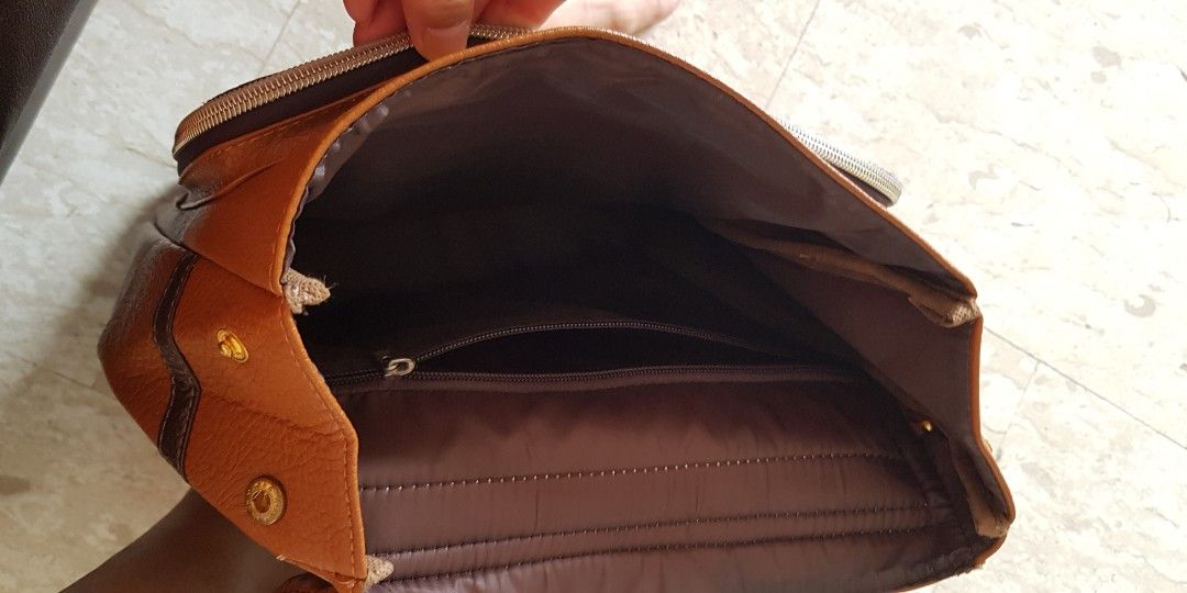 PU Leather Backpack A4 size, Women's Fashion, Bags & Wallets, Backpacks ...