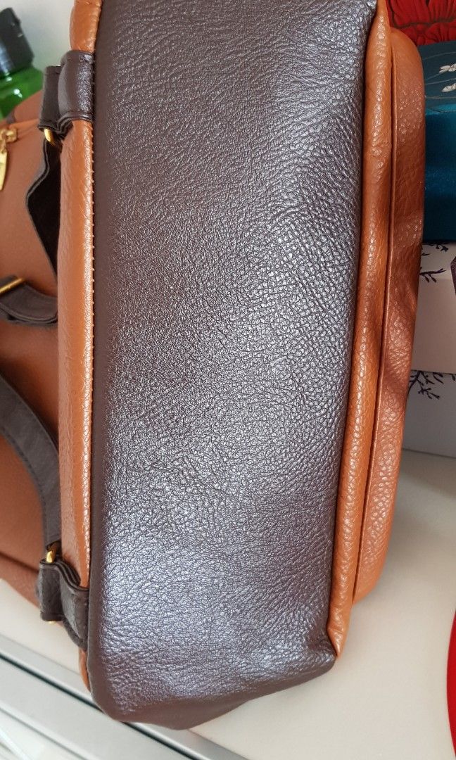 PU Leather Backpack A4 size, Women's Fashion, Bags & Wallets, Backpacks ...