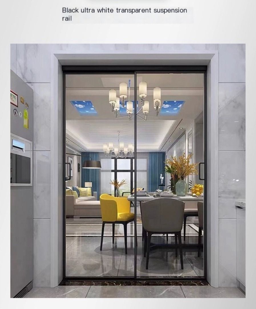 Revamp Your Space with our Stylish and Functional Hanging Rail Sliding ...