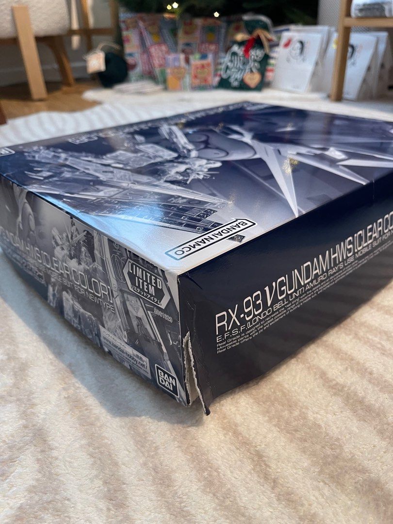 Gundam Base LIMITED RG RX-93 V GUNDAM HWS [CLEAR COLOR] E.F.S.F.LONDO ...