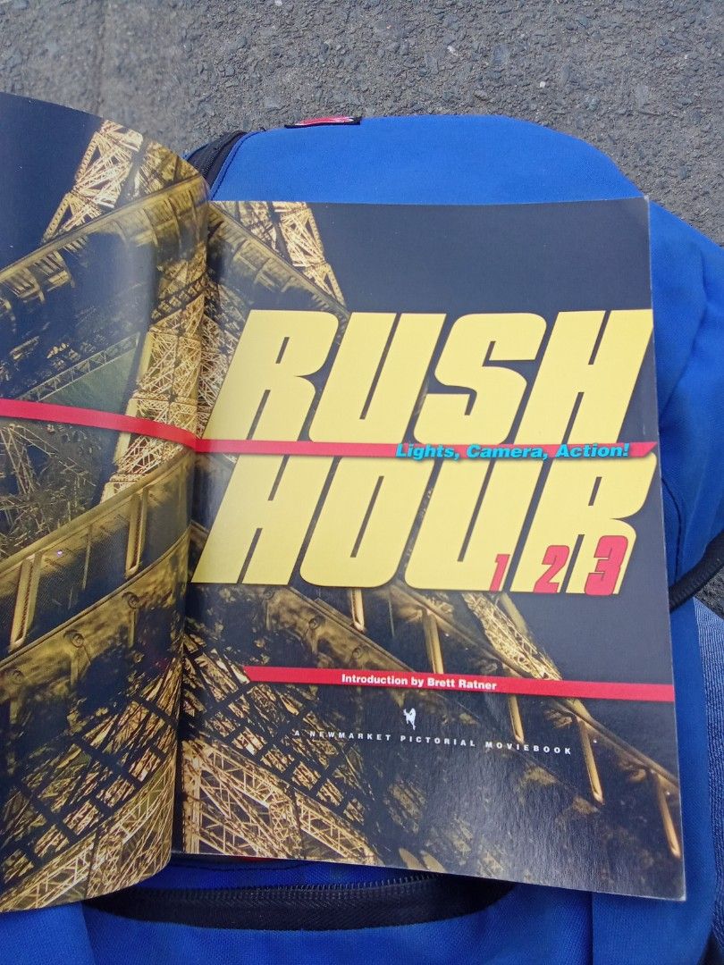 Rush hour 1 2 3 movie book Jackie chan Chris Tucker, Hobbies & Toys ...
