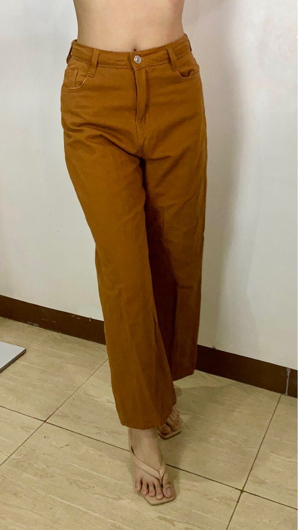 Rust Pants, Women's Fashion, Bottoms, Other Bottoms on Carousell