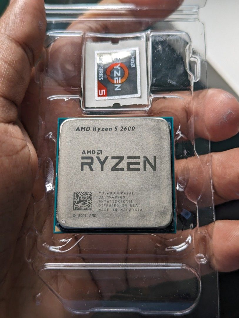Ryzen 5 2600 Processor (6 Core 12 Threads), Computers & Tech, Parts ...