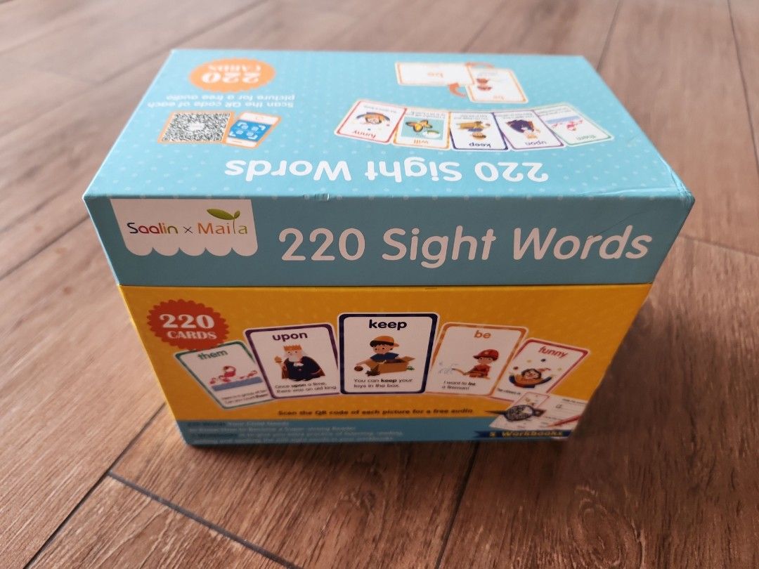 Saalin 220 sight words, Hobbies & Toys, Books & Magazines, Children's ...