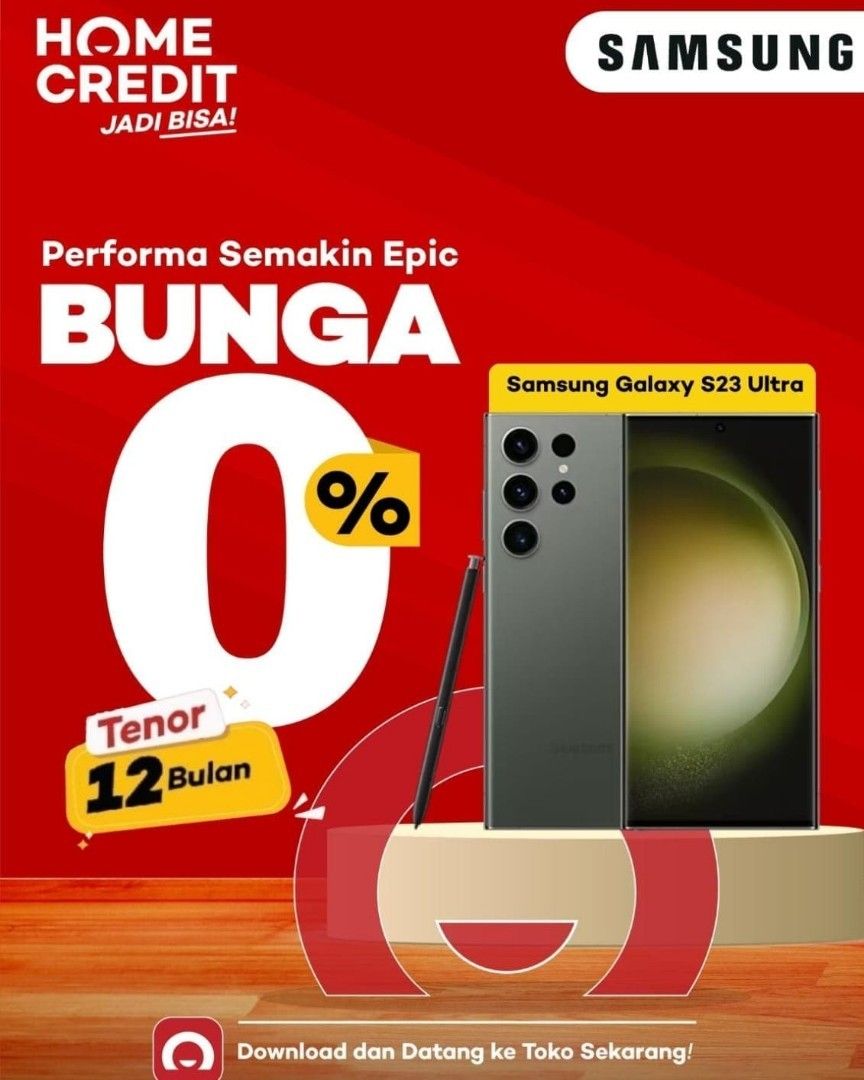 Samsung S23 Ultra 5G Bisa Dicicil Pake KTP Promo Bunga 0%, Telepon ...