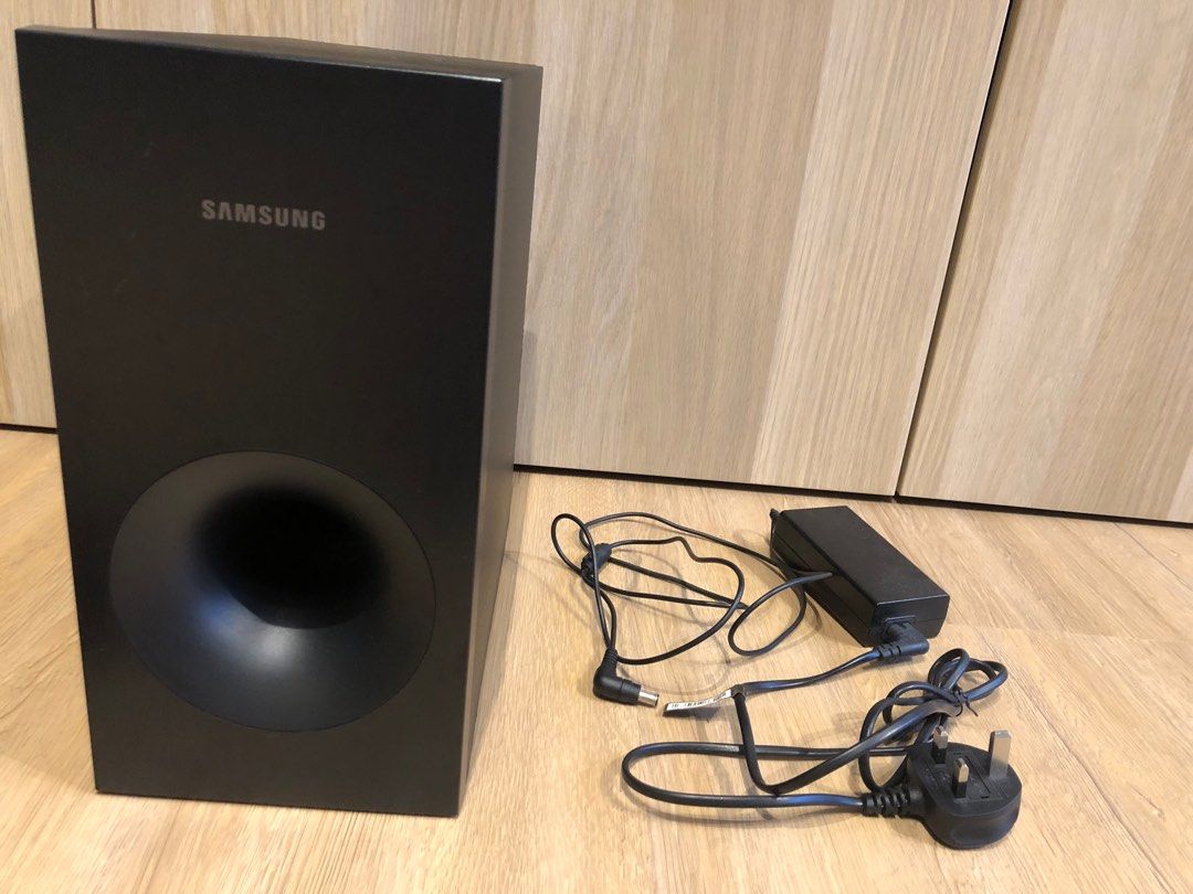 Samsung sound bar and bass speaker set, Audio, Soundbars, Speakers ...