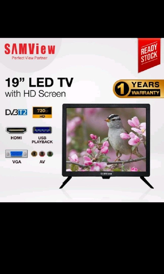 Samview 19 inch square Tv, TV & Home Appliances, TV & Entertainment, TV ...