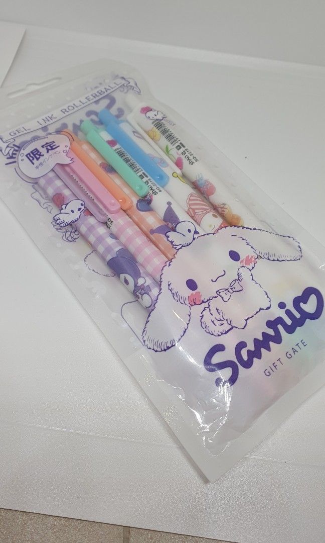 Sanrio Pens (set of 6), Hobbies & Toys, Stationery & Craft, Stationery ...