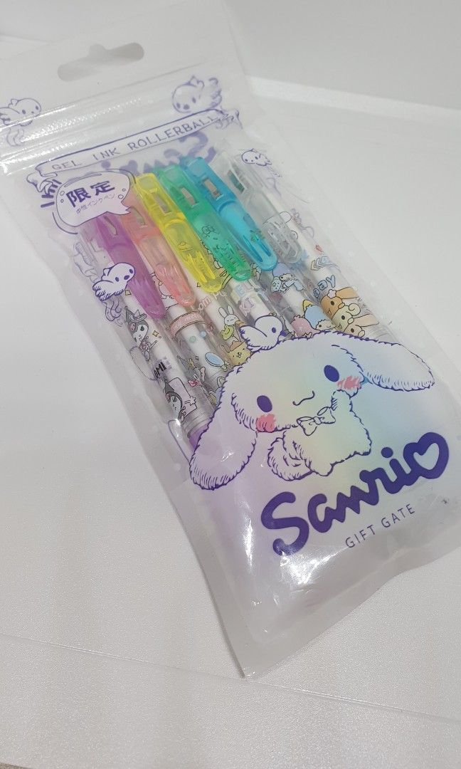 Sanrio Pens (set of 6), Hobbies & Toys, Stationery & Craft, Stationery ...