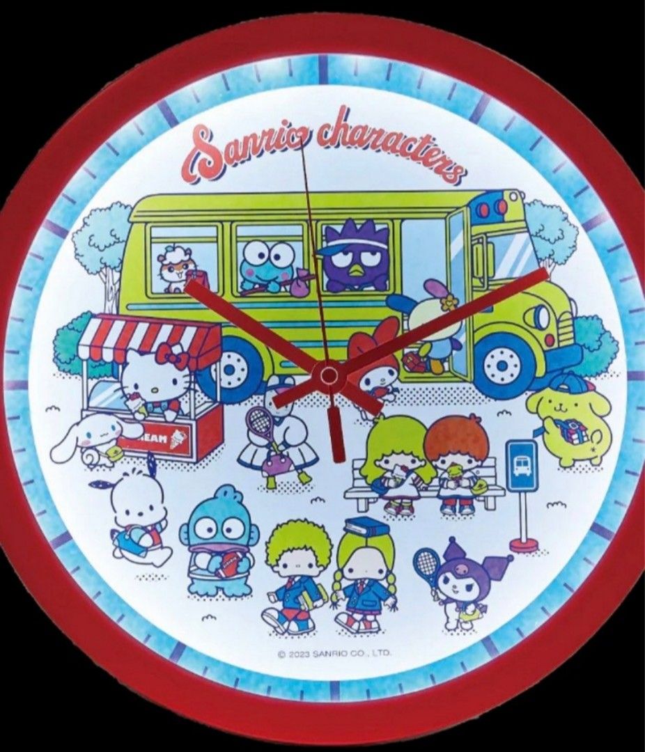 Sanrio Retro New Kuji Prize 1 Clock Hangyodon Kuromi Cinnamoroll Hello ...
