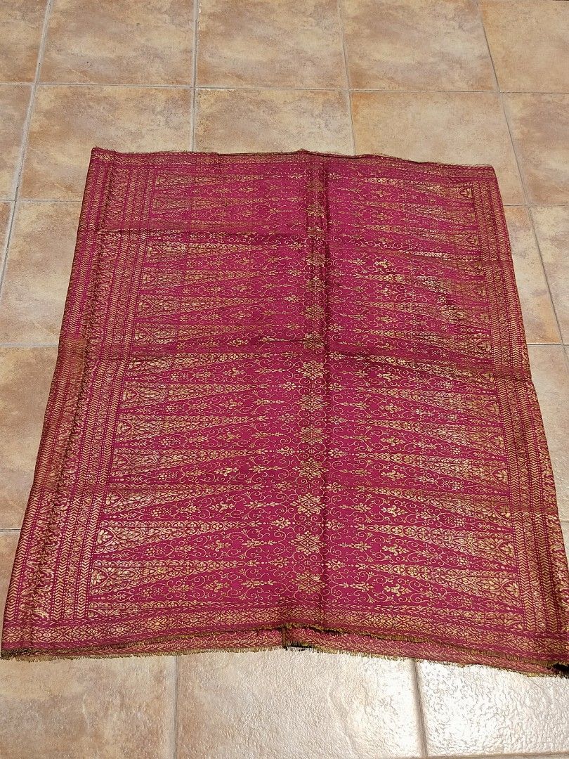 Sarung Songket Baju Penari Raja Aceh Sematra, Songket Lawas, Songket ...