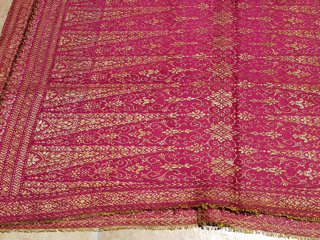 Sarung Songket Baju Penari Raja Aceh Sematra, Songket Lawas, Songket ...