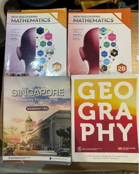 Sec 2 textbooks Math History Geography, Hobbies & Toys, Books ...