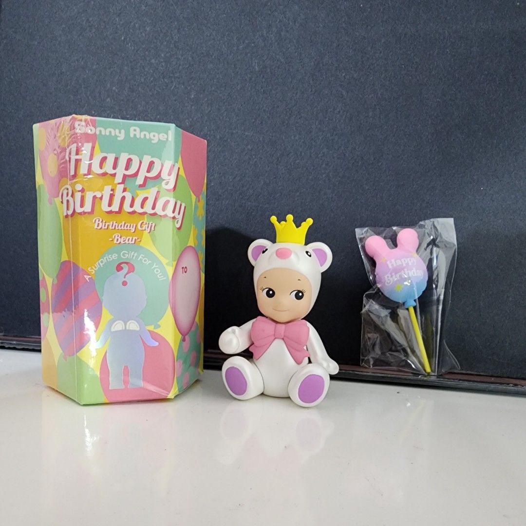 SECRET Sonny Angels "Birthday Bear Gift" Series, Hobbies & Toys, Toys ...