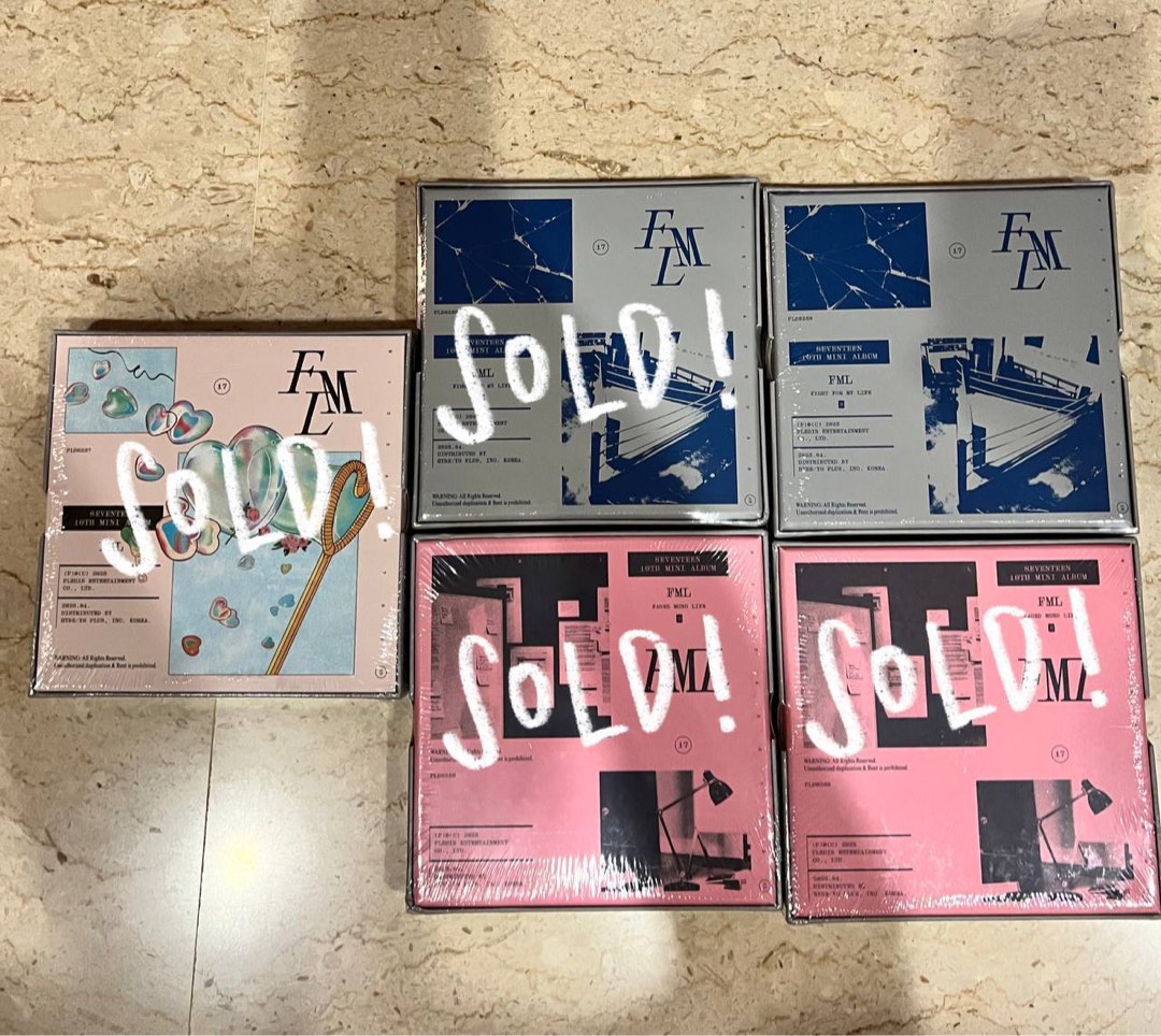 seventeen sealed fml albums, Hobbies & Toys, Memorabilia & Collectibles, K-Wave on Carousell