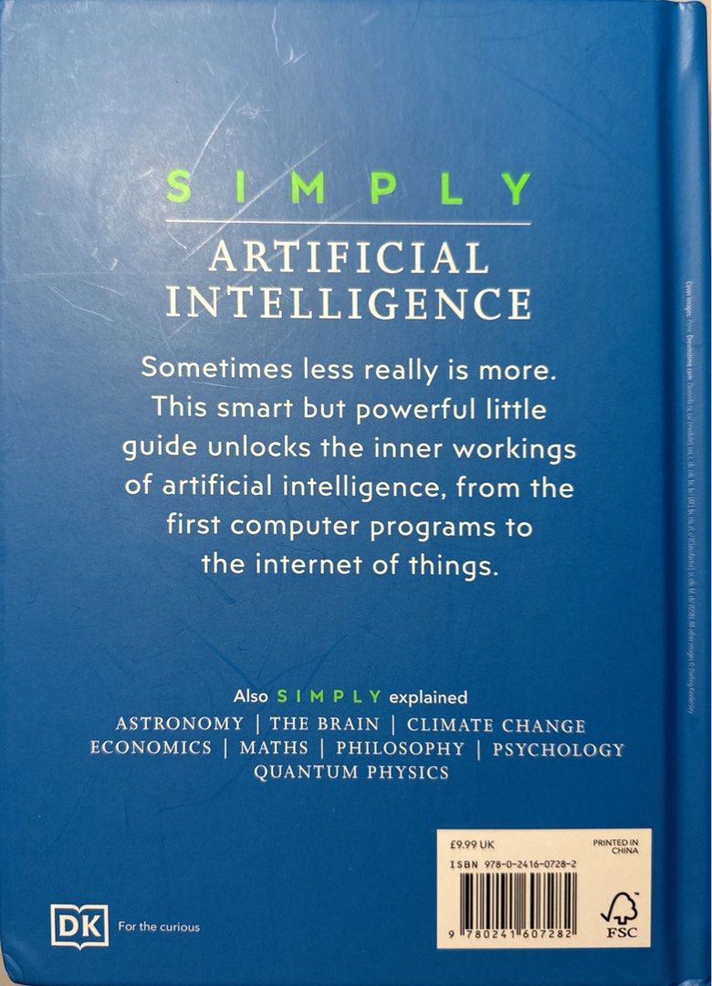 Simply Artificial Intelligence by DK, Hobbies & Toys, Books & Magazines, Fiction & Non-Fiction ...