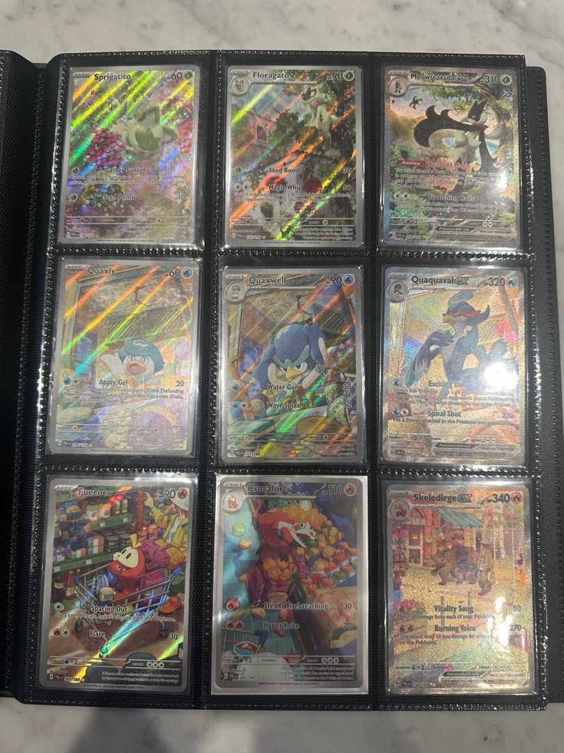 Skeledirge Quaquavel Meowscarada ex Evolution Line, Hobbies & Toys ...