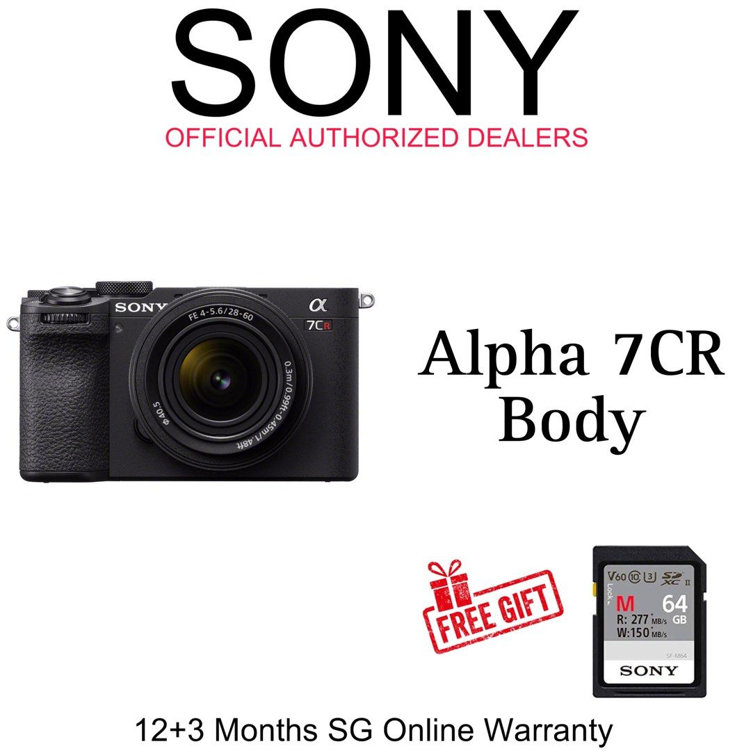 SONY Alpha a 7CR Body, Photography, Cameras on Carousell