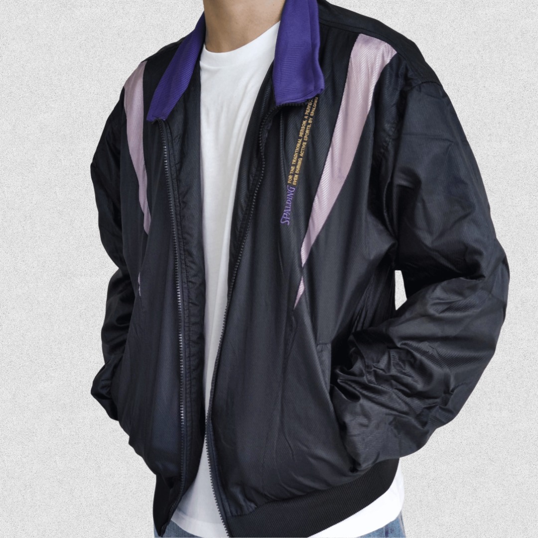 Spalding Jacket, Men's Fashion, Coats, Jackets and Outerwear on Carousell