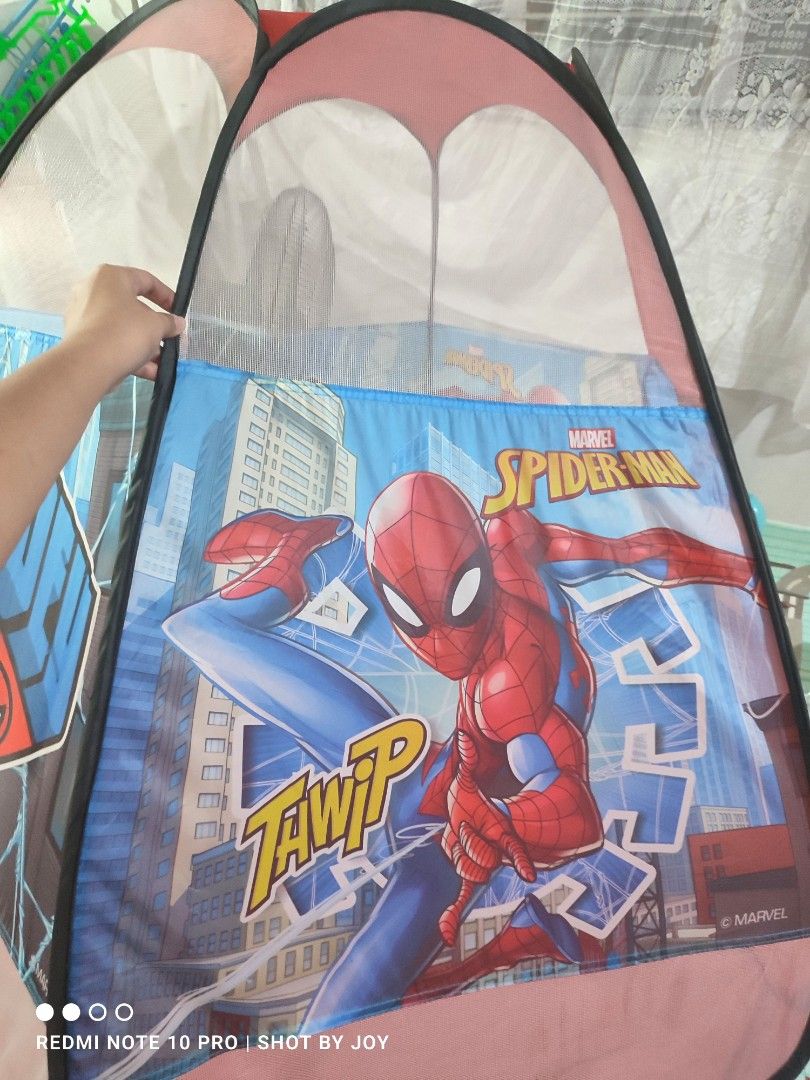 SPIDERMAN PLAY TENT, Babies & Kids, Infant Playtime on Carousell