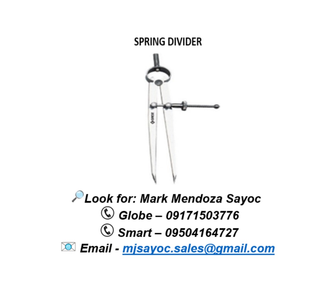 SPRING DIVIDER, Commercial & Industrial, Construction Tools & Equipment ...