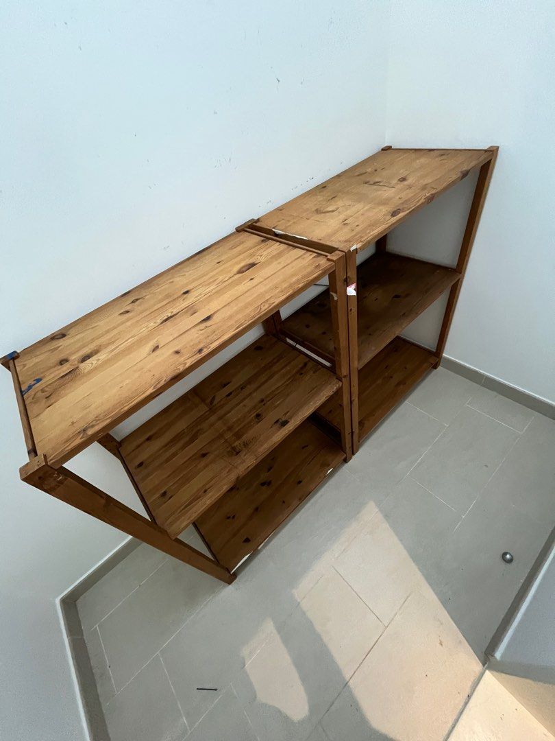 IKEA Storage rack - 124 x 90 x 50cm (2 pieces available), Furniture ...