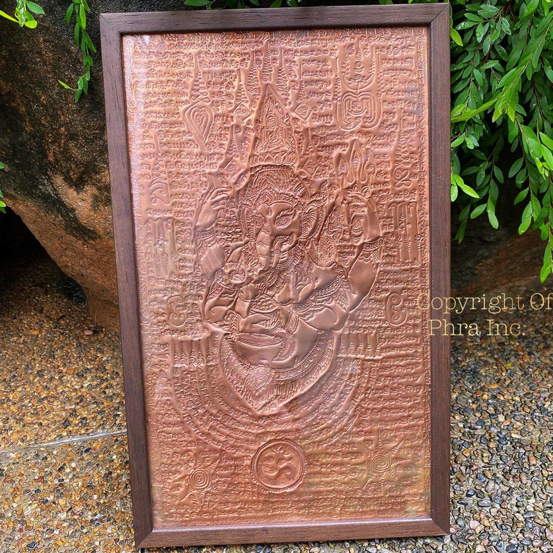 Stunning Millionaire Ganesha Yantra Maha Setthi (Phra Pikanet) Copper ...