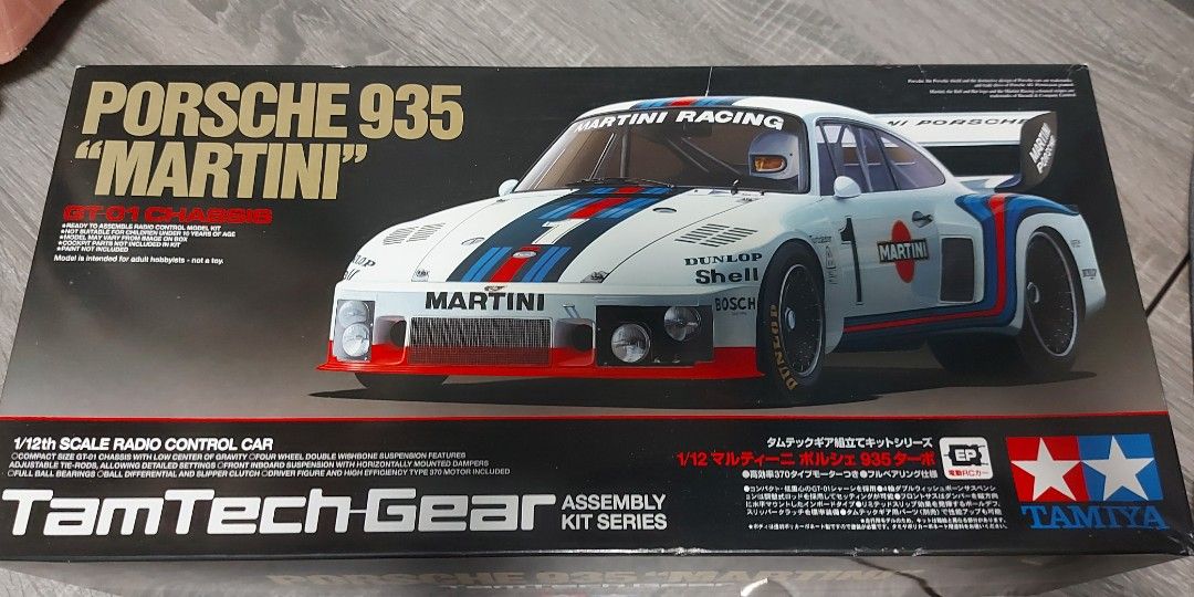 TAMIYA 1/12 GT-01 TAMTECH-GEAR PORSCHE TURBO RSR TYPE 935 MARTINI, 興趣及 ...