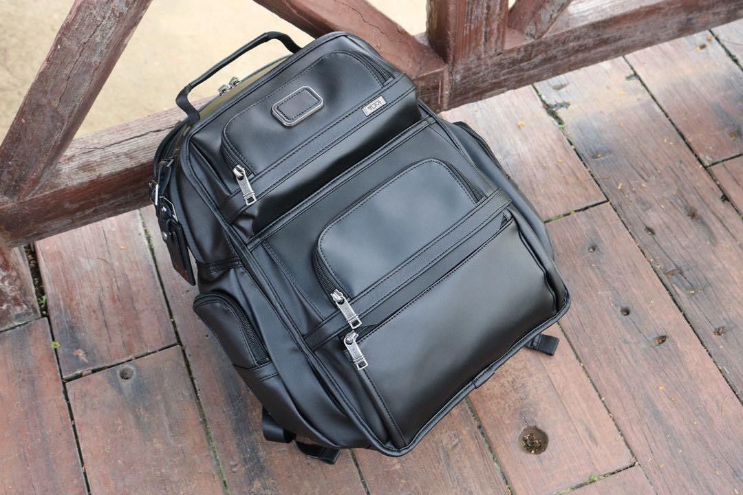 Tas Ransel Kulit Pria Tumi Alpha 3 T-Pass Briefpack Backpack Leather ...