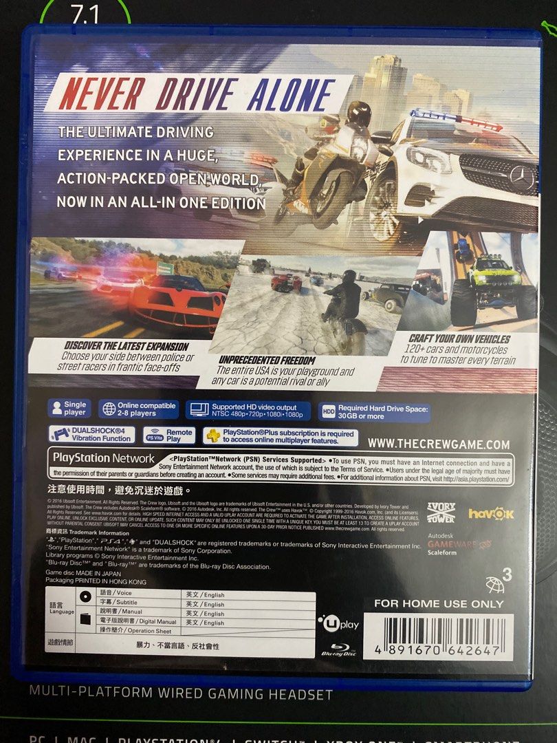 The Crew ultimate edition, Video Gaming, Video Games, PlayStation on ...