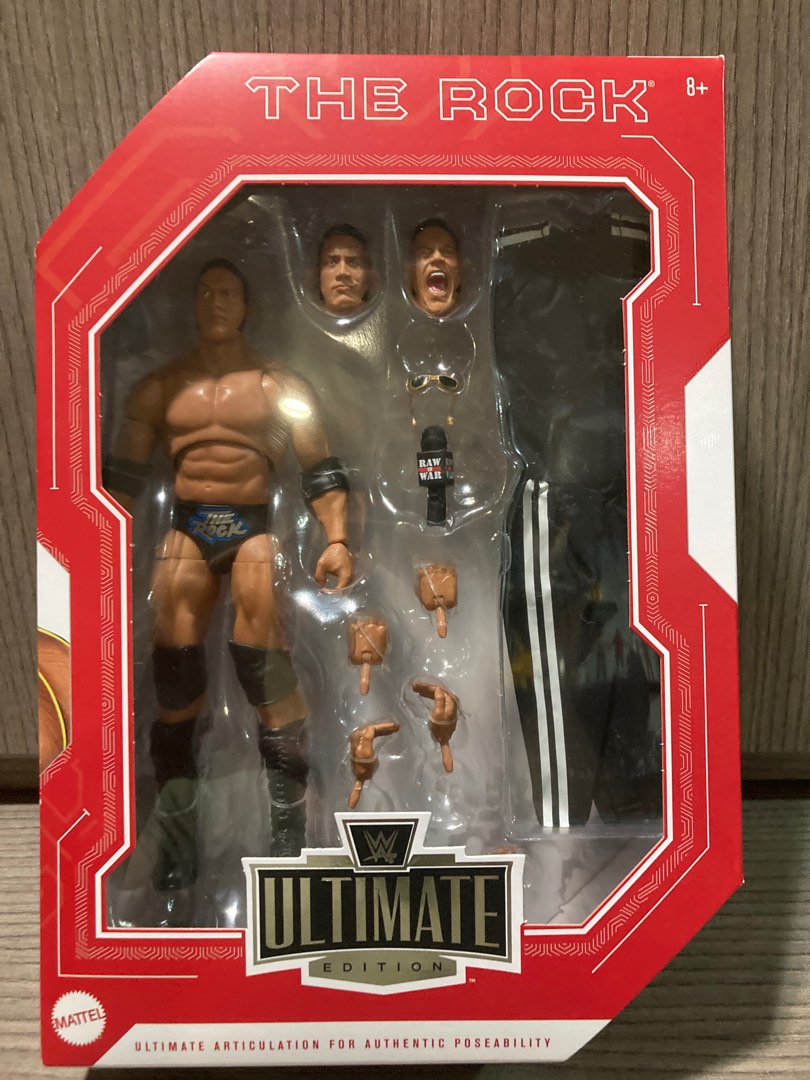 The Rock Ultimate Edition Legends Target Exclusive Mattel Dwayne ...