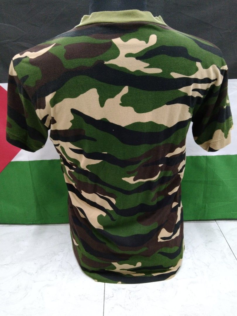 T Shirt Army Celoreng Harimau Belang Mens Fashion Tops And Sets Tshirts And Polo Shirts On Carousell
