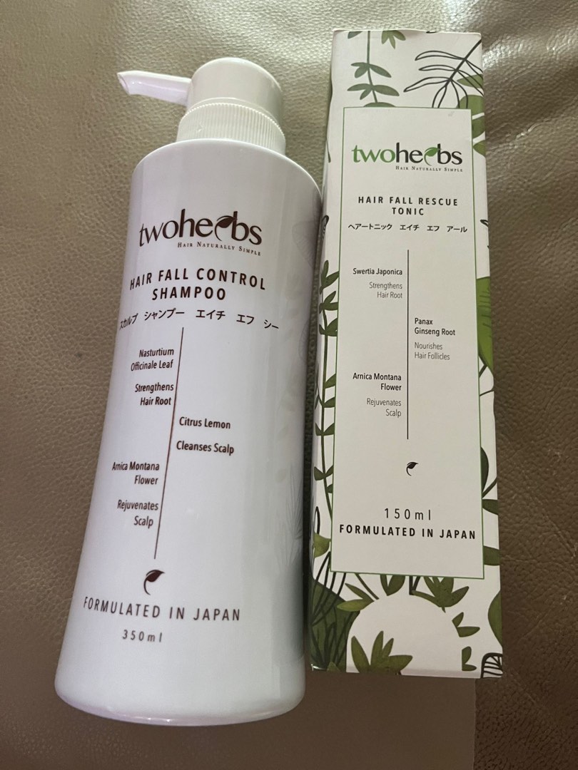Brand New Two Herbs Shampoo and Hair Tonic, Beauty & Personal Care ...