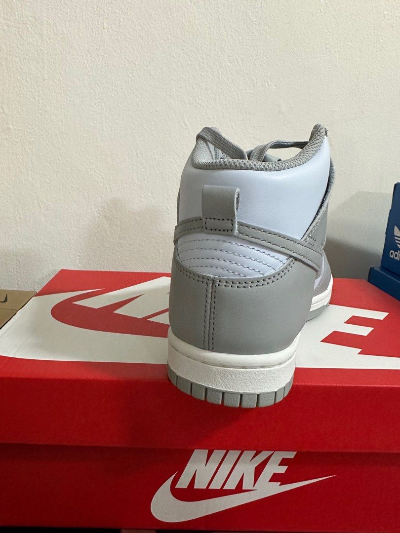 (US 6.5w/5m) Nike Dunk High Cut Top Wolf Smoke Grey Blue Tint Summit ...