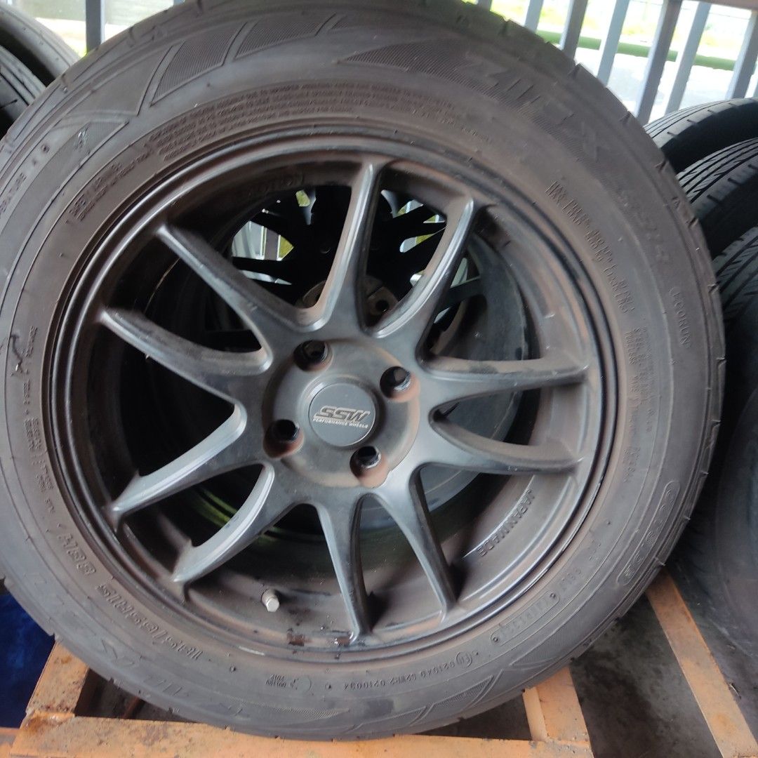Used 15 inch Sport rims with tyres, Car Accessories, Tyres & Rims on ...