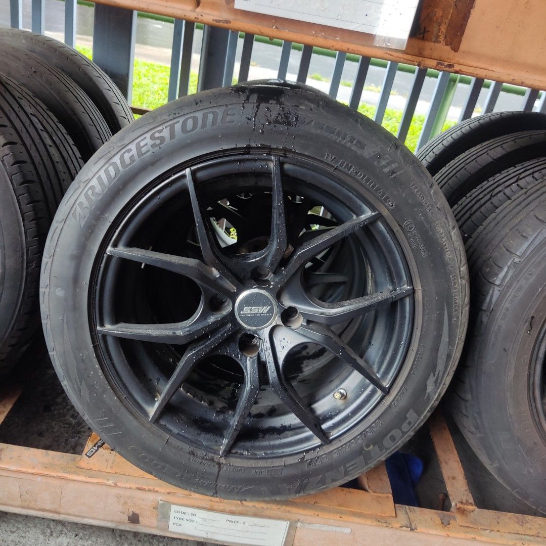 Used 15 inch Sport rims with tyres, Car Accessories, Tyres & Rims on ...