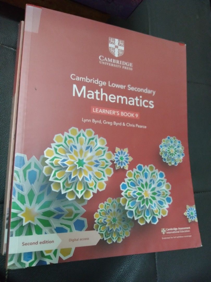[LIKE NEW] Cambridge Lower Secondary Mathematics (Learner's Stage 9) Book with Digital Acces (1 ...