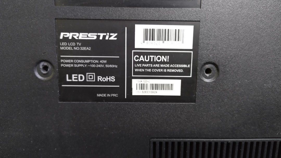 Used Prestiz 32 inch LED TV, no remote, no stand, TV & Home Appliances ...