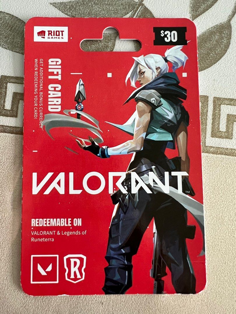 Valorant gift card, Video Gaming, Gaming Accessories, Game Gift Cards ...