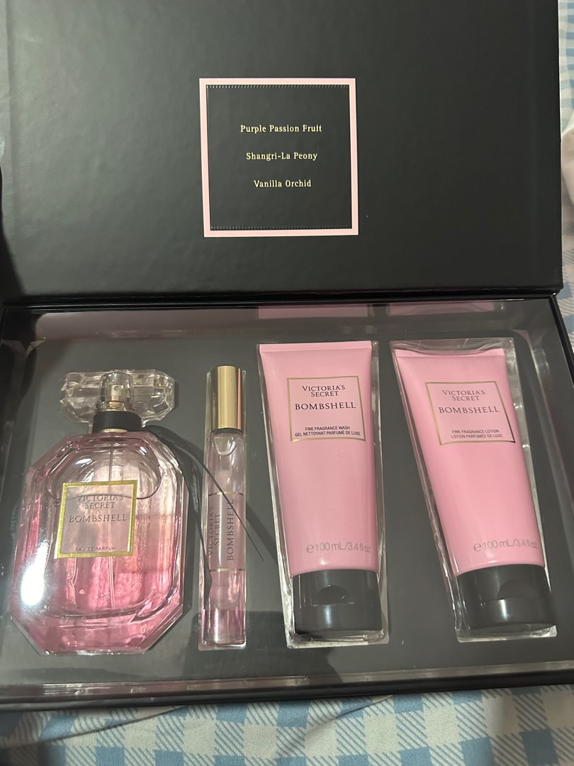 Victoria secret bombshell gift set, Beauty & Personal Care, Fragrance ...