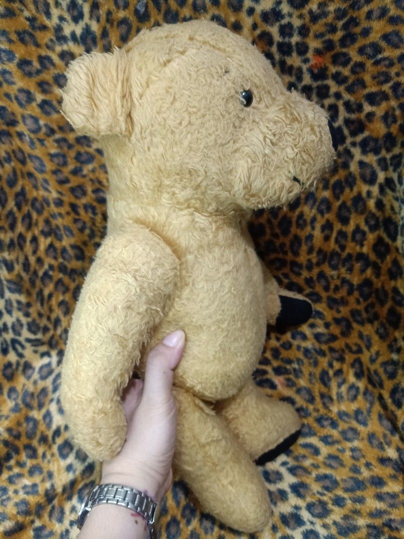 VINTAGE 1960s SUPER LARGE PEDIGREE ENGLAND ARTICULATED/ JOINTED BEAR ...