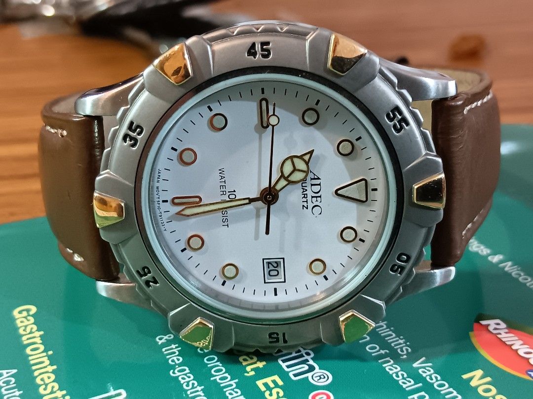 Vintage Adec citizen gent diver watch, Women's Fashion, Watches ...