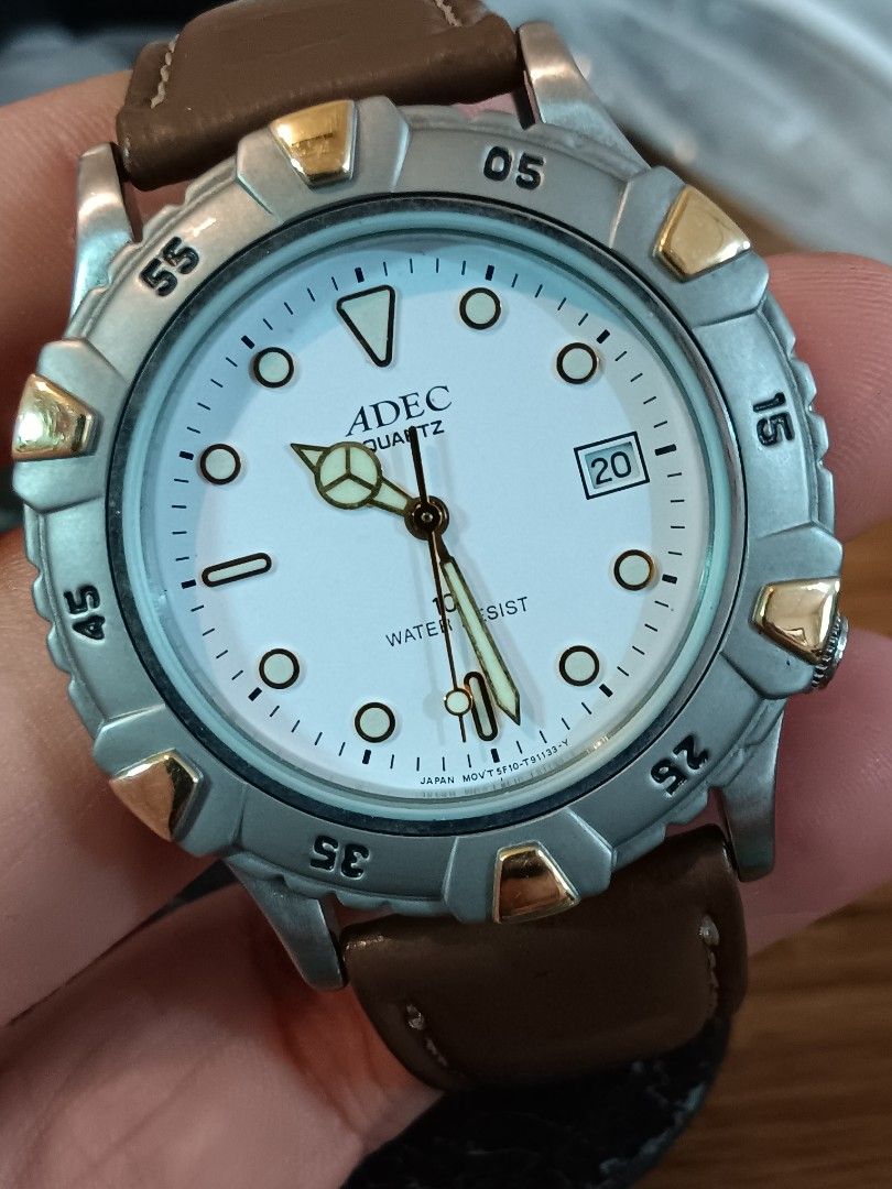 Vintage Adec citizen gent diver watch, Women's Fashion, Watches ...