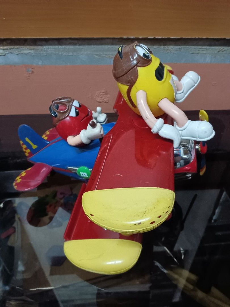 Vintage M&M's Airplane Fly High Candy Dispenser Collector Peanut Brand ...