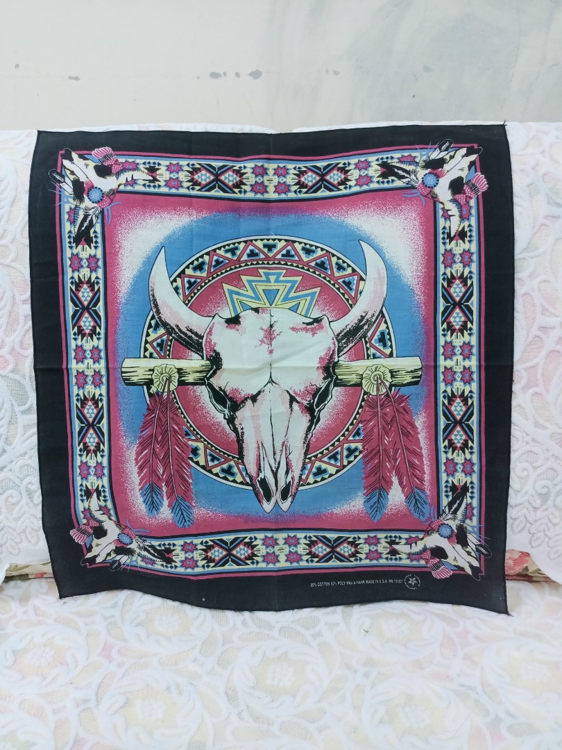 Vintage Native Navajo Bandana Made in Usa, Men's Fashion, Watches ...