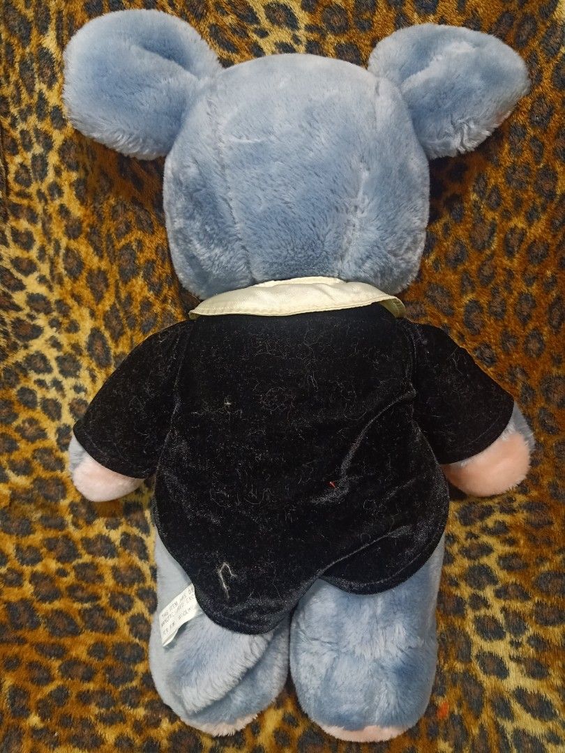 VINTAGE SUPER LARGE MOUSE / RAT IN TUXEDO PLUSH TOY (Made in Korea ...