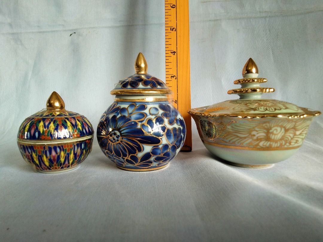 Vintage Thailand Porcelain Trinkets, Hobbies & Toys, Memorabilia ...