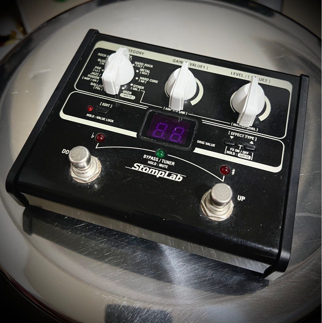 Vox StompLab 1G Multi Effects Modelling Pedal, Hobbies & Toys, Music ...